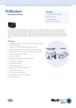 Multi-Tech Systems Embedded Modem manuels