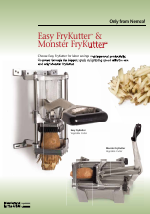 Nemco Food Equipment Easy FryKutter - Spec Sheet manuels