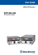 Extron Electronics DTP DVI 330 User Guide manuels