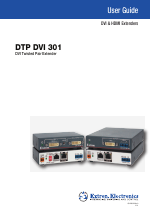 Extron Electronics DTP DVI 301 User Guide manuels