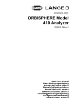 Hach-Lange ORBISPHERE 410 Basic User Manual manuels