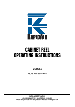 Rapid-Air CABINET REEL: 15, 25, 40 & 60 SERIES manuels