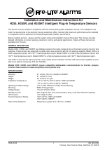 Fire-Lite H355R Intelligent Plug-In Temperature Sensors manuels