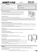 Stack-On QAS-1310 40030-0708 manuels
