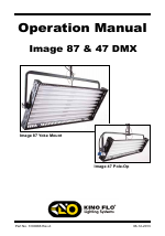 Kino Flo Image 87/47 DMX Series manuels