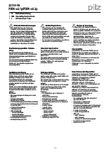 Pilz PSEN cs2.2p manuels