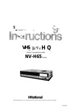 Panasonic NV-H65 Series manuels