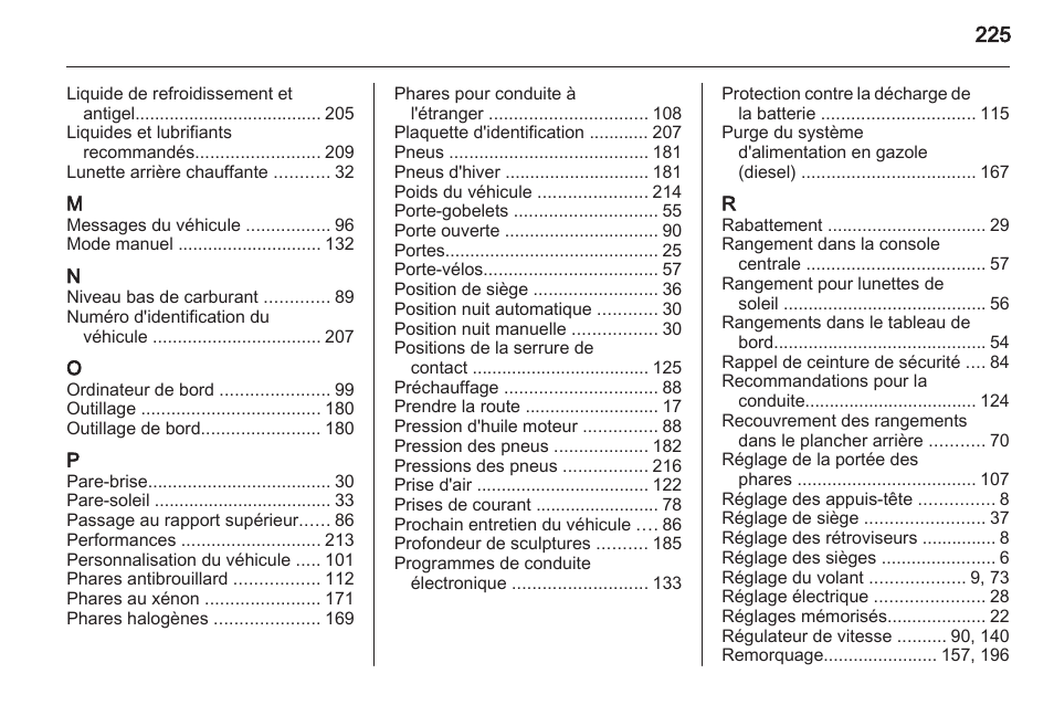 OPEL Mokka Manuel d'utilisation | Page 227 / 229 | Mode Original